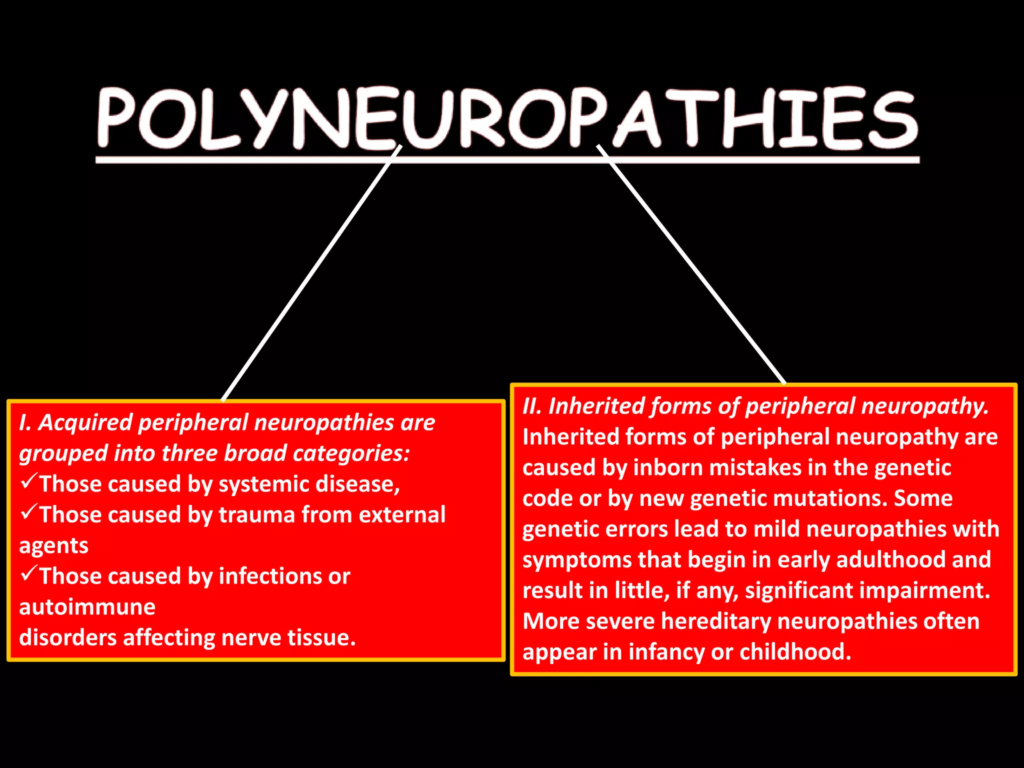PERIPHERAL NEUROPATHY | PPTX