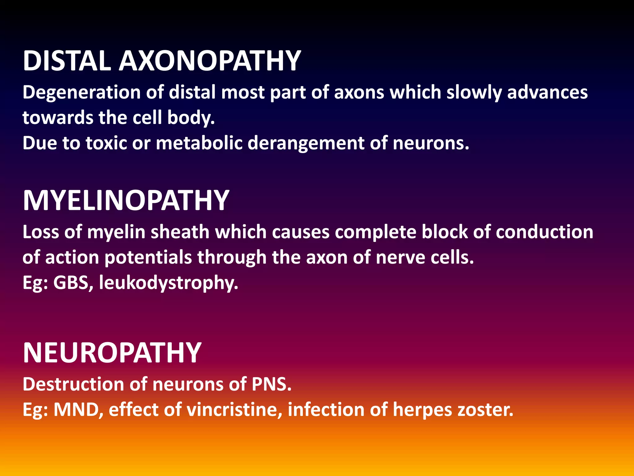 PERIPHERAL NEUROPATHY | PPTX