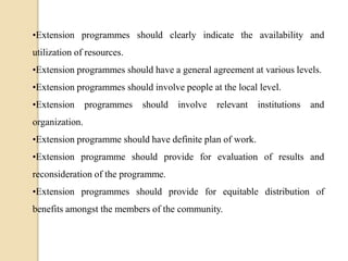Fundamentals of Agricultural Extension Education | PPT