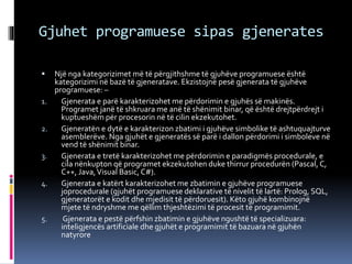Programim - Shqip | PPTX