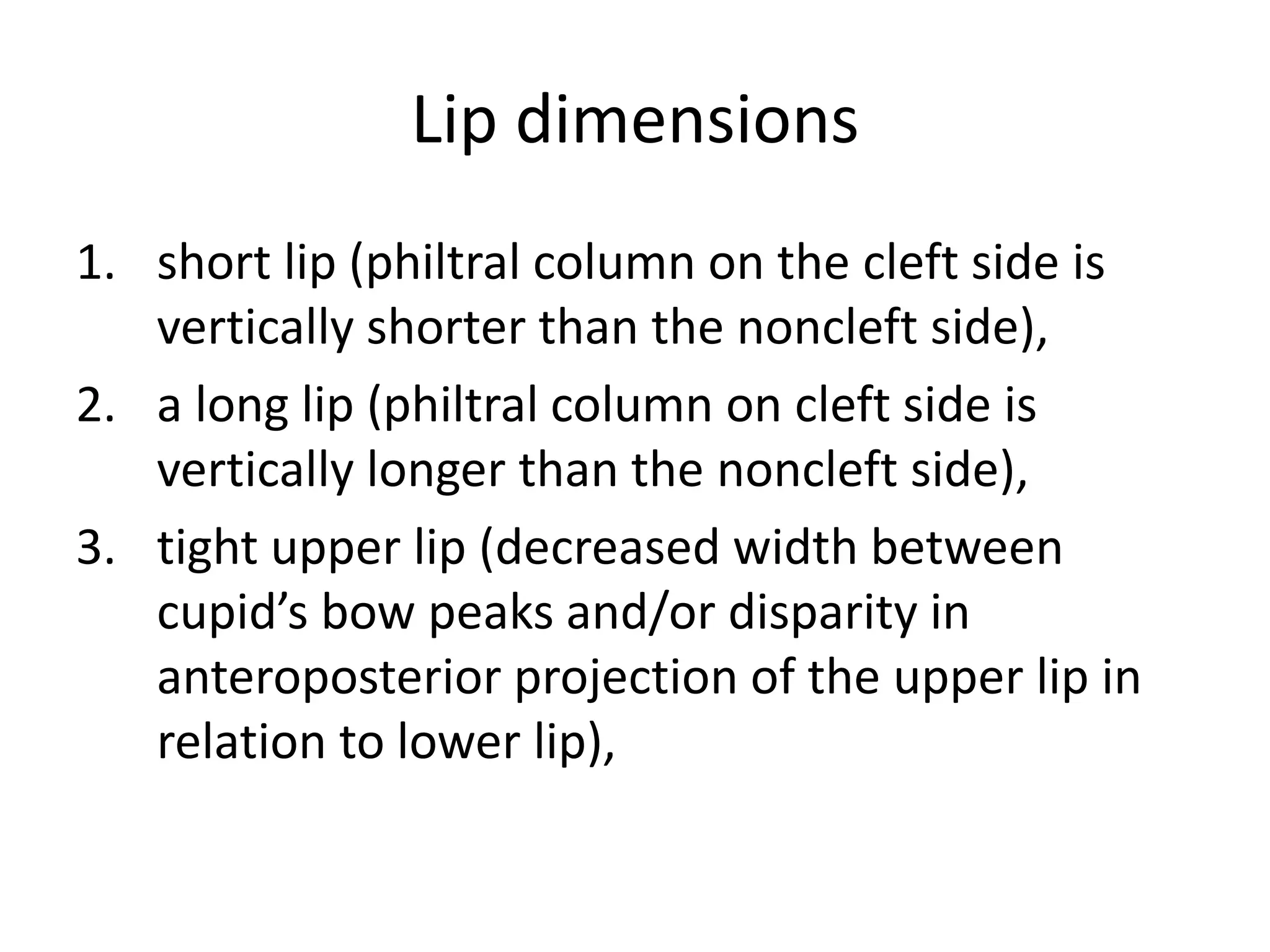 Secondary cleft lip deformities | PPTX