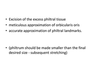 Secondary cleft lip deformities | PPTX