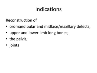 Parascapular and free fibula flaps | PPTX