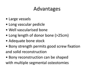 Parascapular and free fibula flaps | PPTX