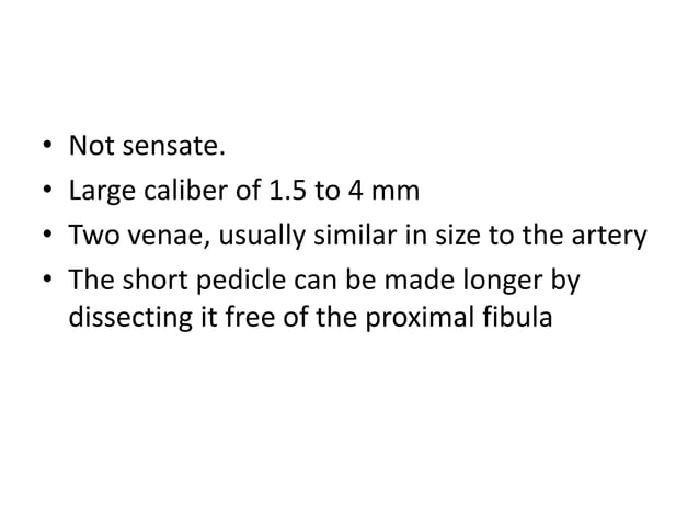 Parascapular and free fibula flaps | PPTX