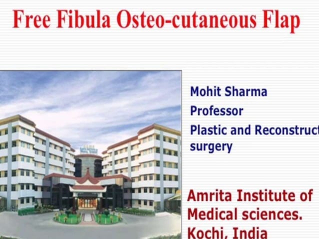 Parascapular and free fibula flaps | PPTX