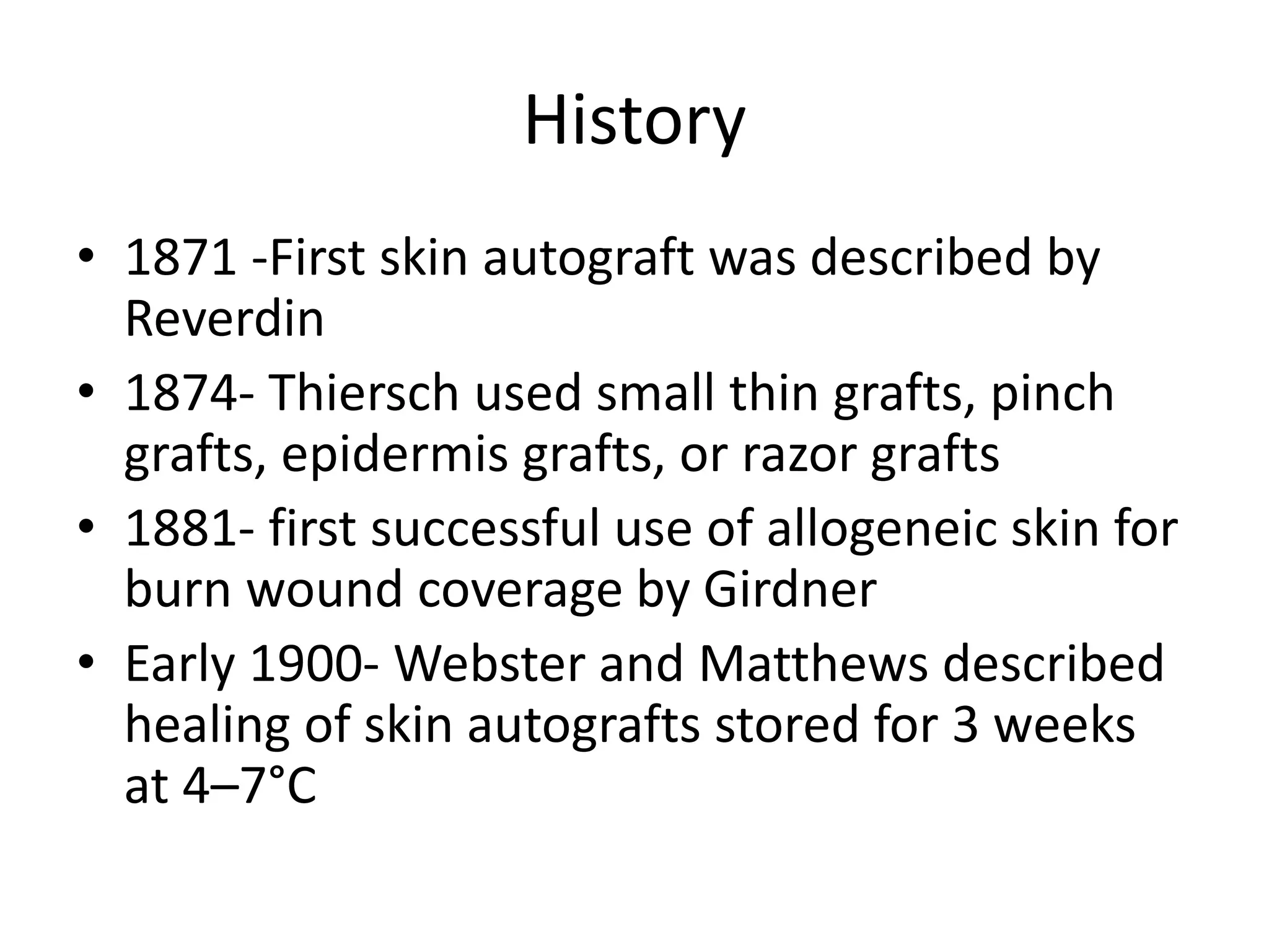 Skin donation, skin banking, skin culture | PPT