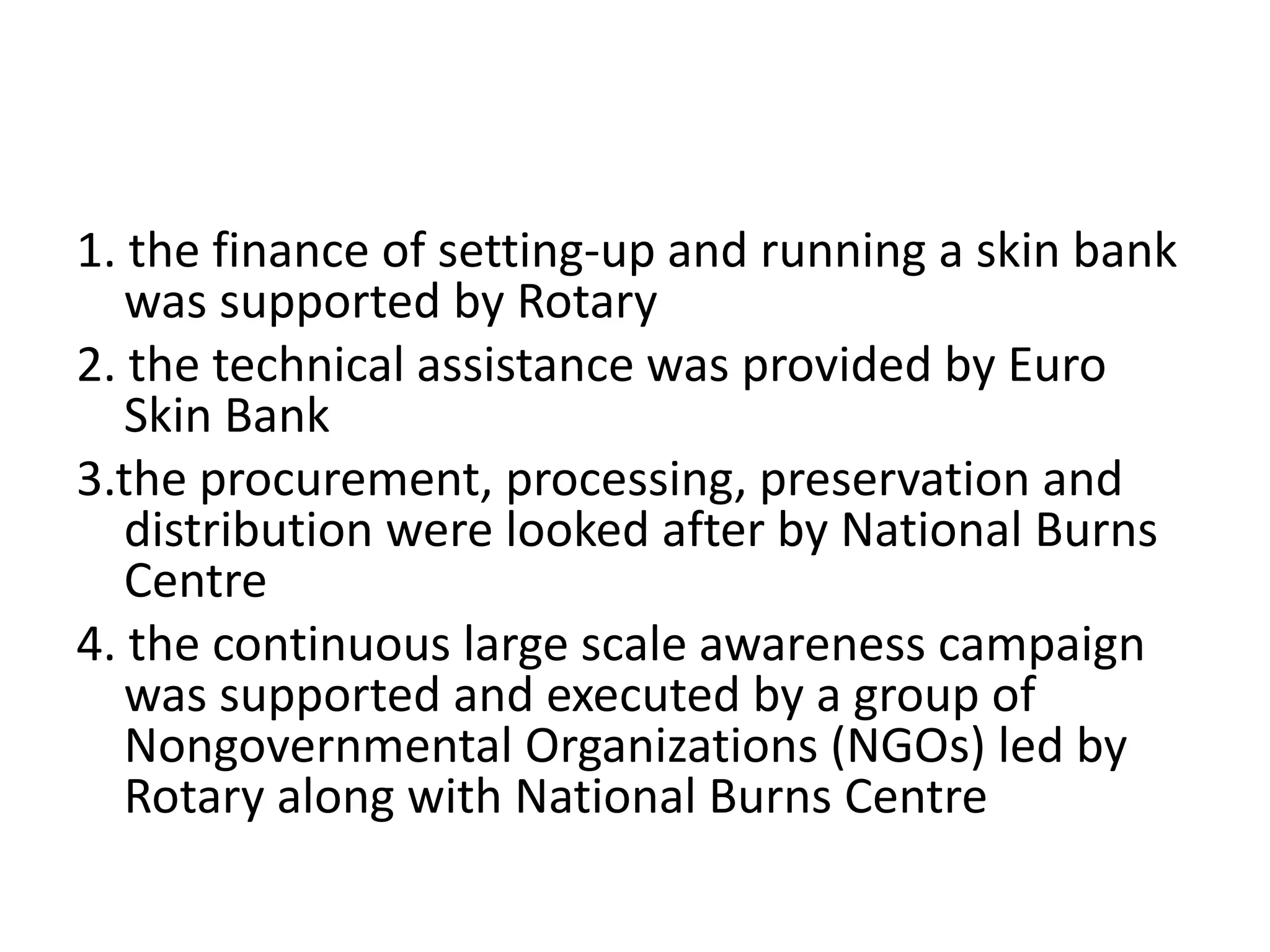 Skin donation, skin banking, skin culture | PPT