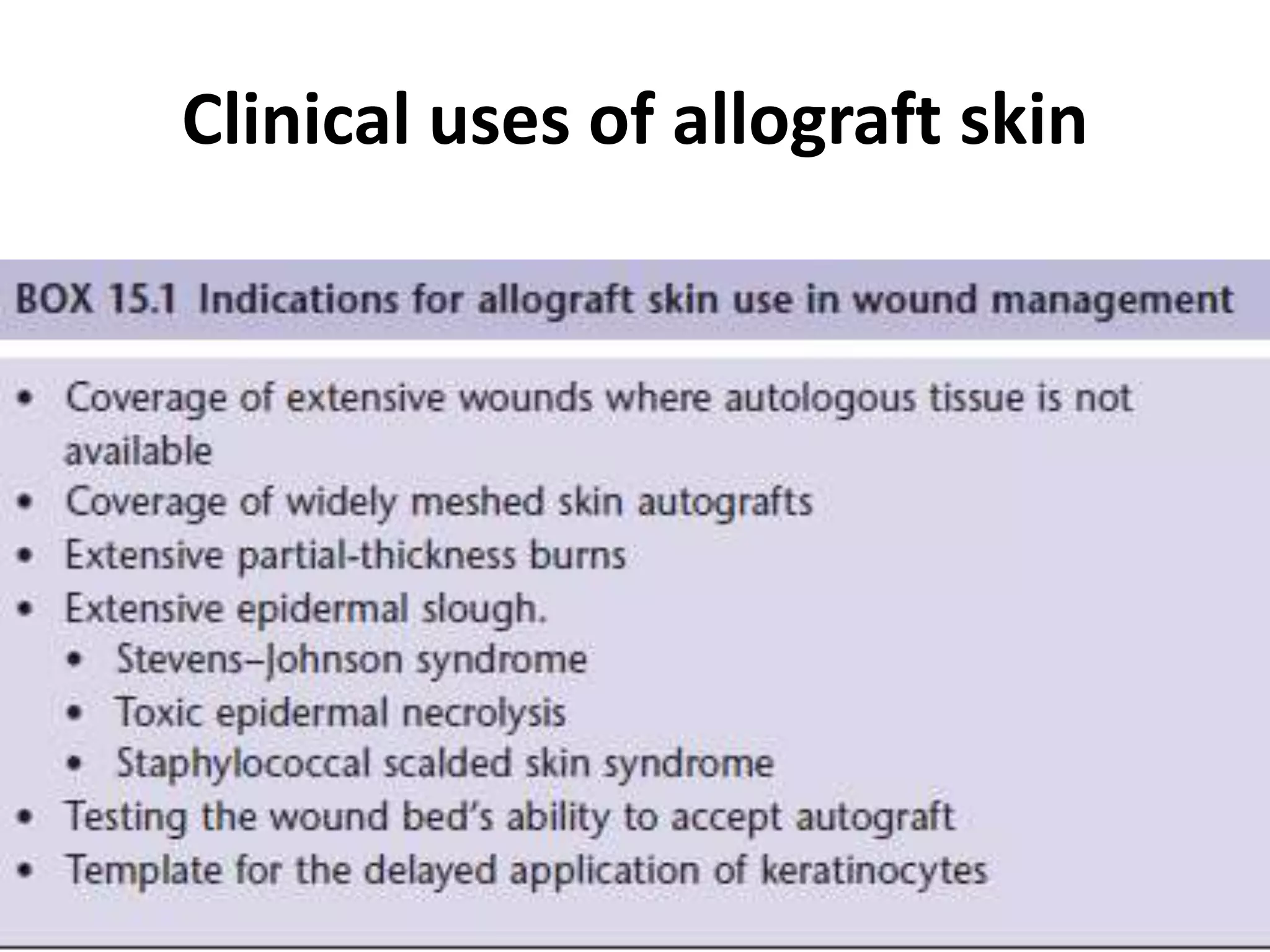 Skin donation, skin banking, skin culture | PPT