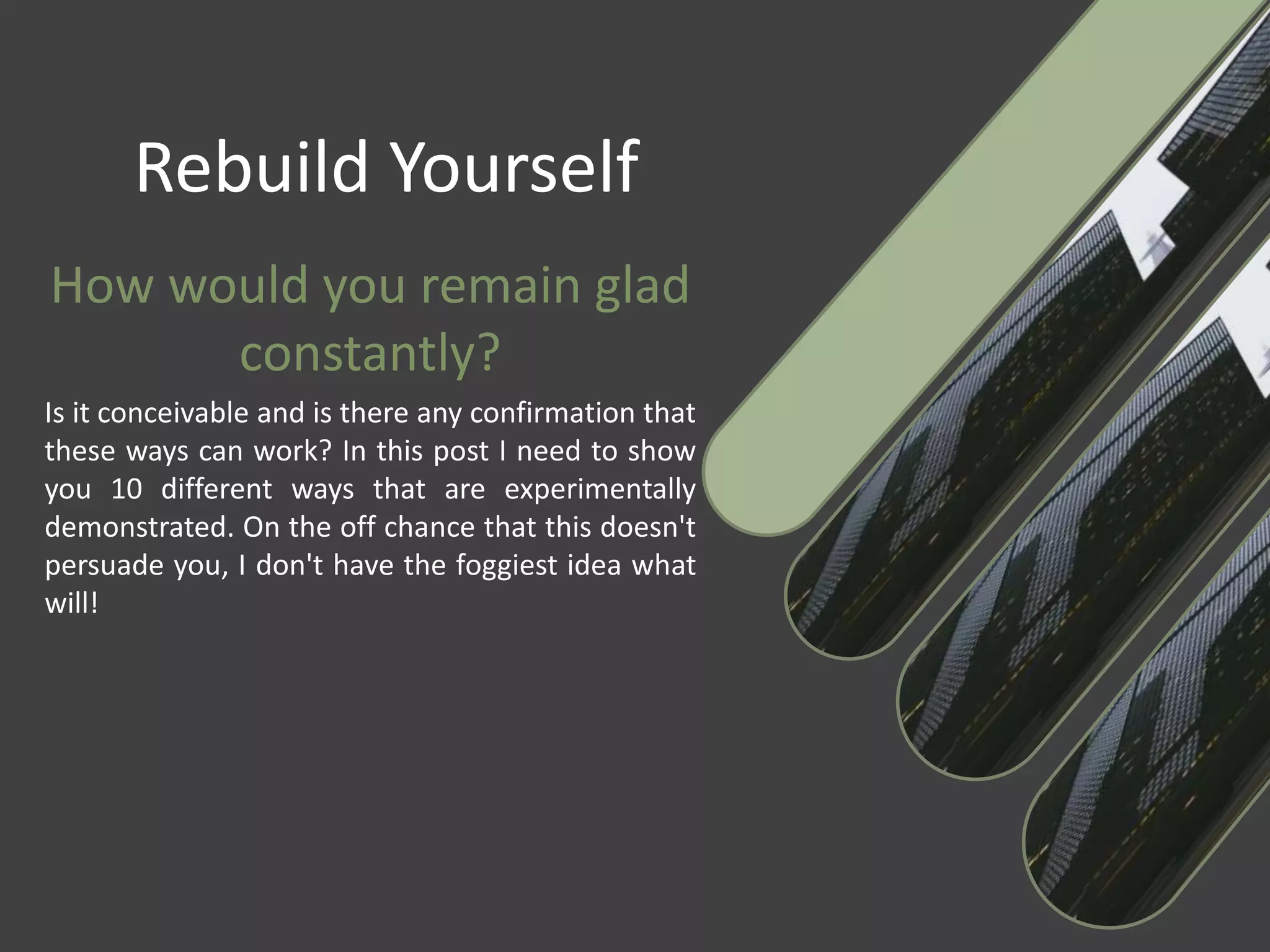 Rebuild Yourself | PPTX