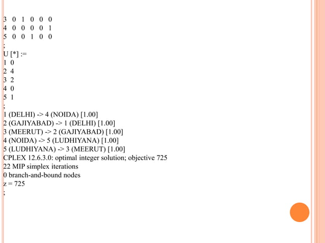Operation research model for solving TSP | PPTX | Programming Languages ...