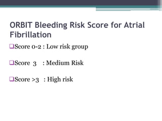 Atrial fibrilation diagnosis and management updated guidline. NICE 2021 ...