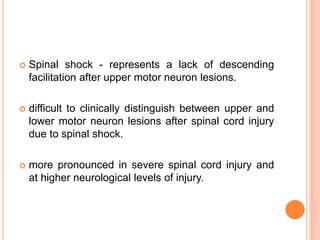 Spinal shock | PPTX