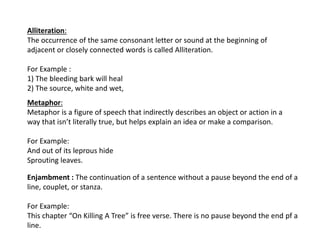 On killing a tree class 9th | PPTX