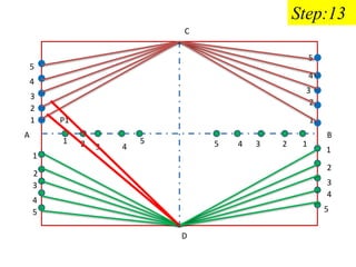 Ellipse By Rectangle Method. Take Major Axis =120 Mm And Minor Axis =90 ...