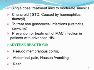 Macrolides Antibiotics | PPTX