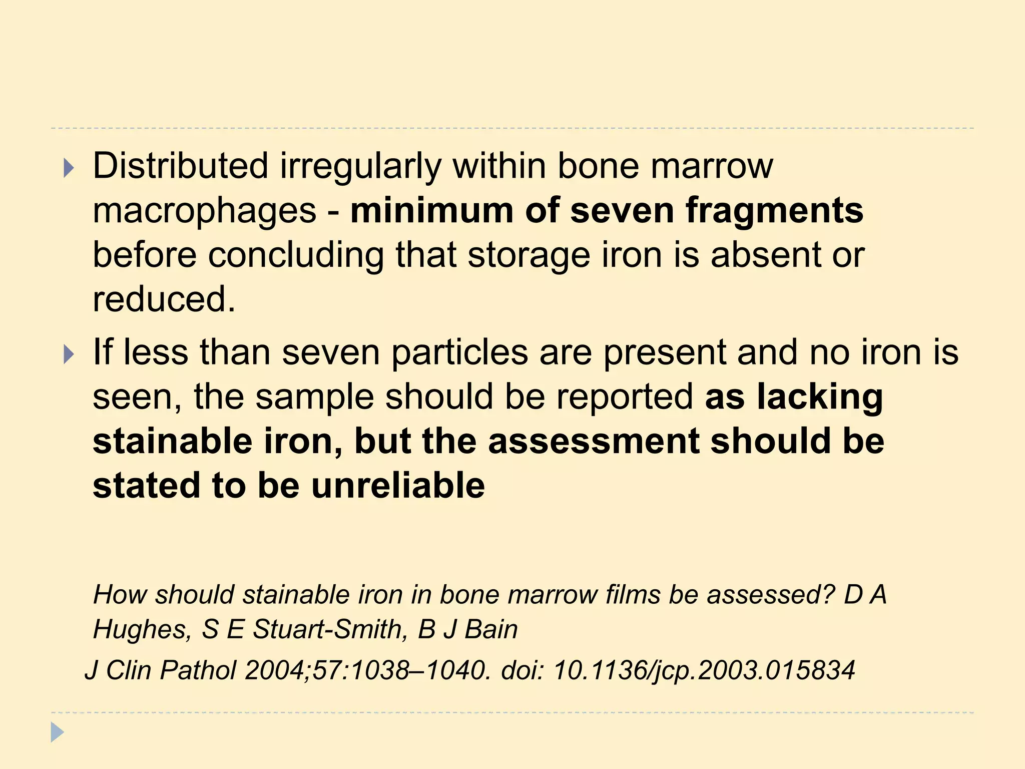 Special stains in Bone marrow examination | PPTX