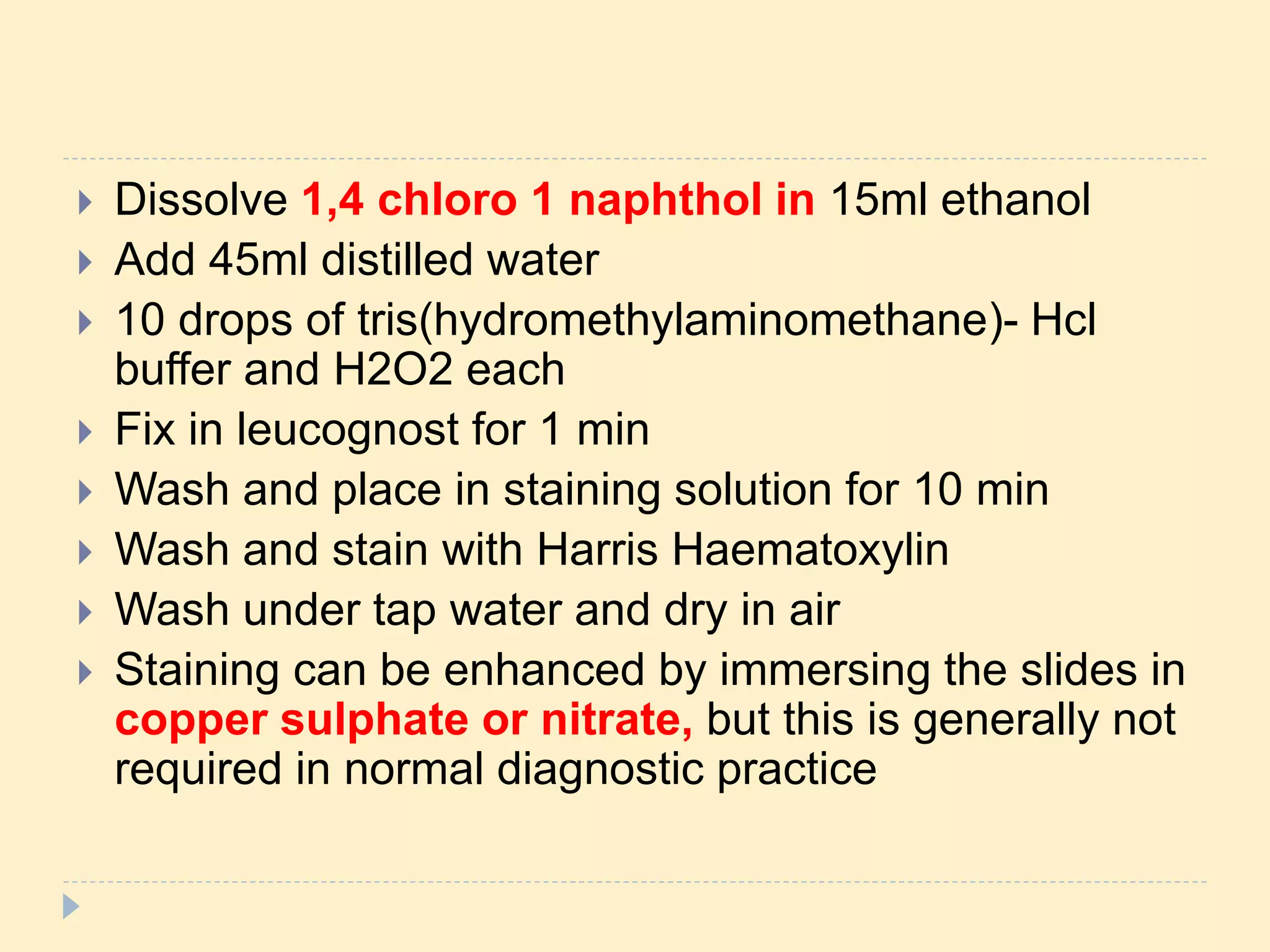 Special stains in Bone marrow examination | PPTX