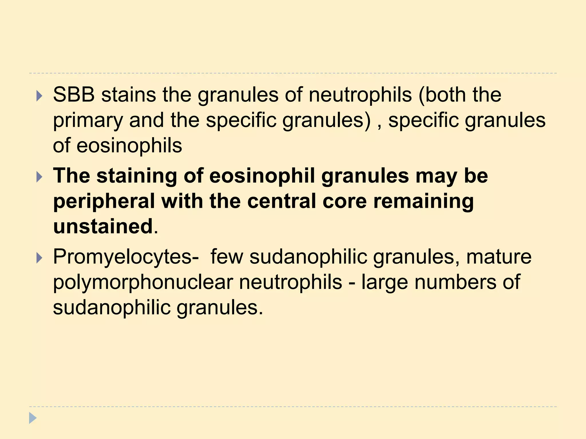 Special stains in Bone marrow examination | PPTX