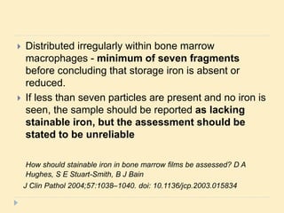 Special stains in Bone marrow examination | PPTX