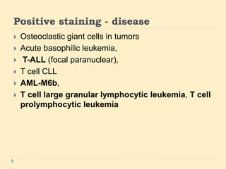 Special stains in Bone marrow examination | PPTX