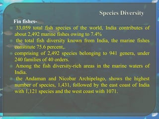 global fish biodiversity. | PPTX