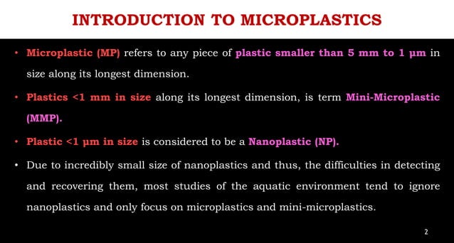 MICROPLASTIC POLLUTION MODULE-I;PART-2.pptx | Geology | Science