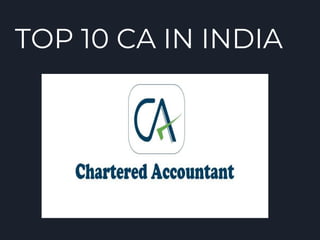Chartered accountant in delhi (top 10 CA in delhi) | PDF