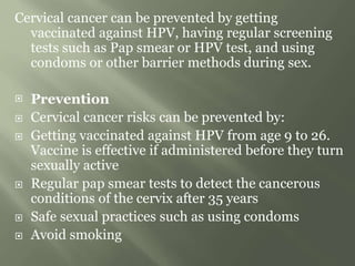 Awareness Programme among students on Cervical Cancer | PPTX
