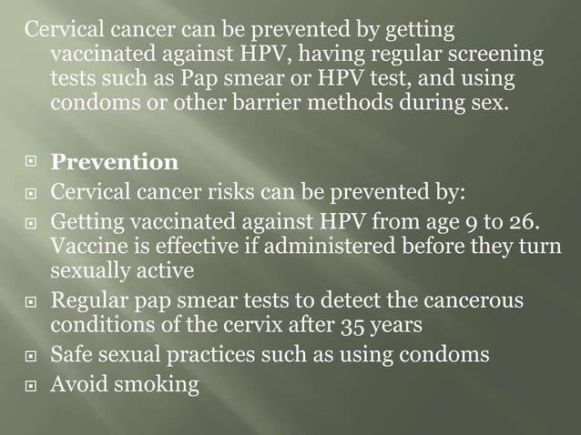Awareness Programme among students on Cervical Cancer | PPTX | Cancer ...