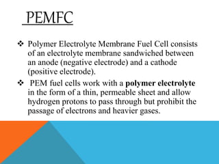 Fuel cell technology- modern green energy | PPTX