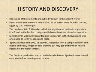 iron metal | PPTX