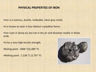 iron metal | PPTX
