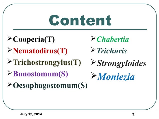 Intestinal parasite by Armia Naguib | PPT