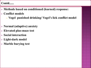 pharmacotherapy of anxiety | PPTX