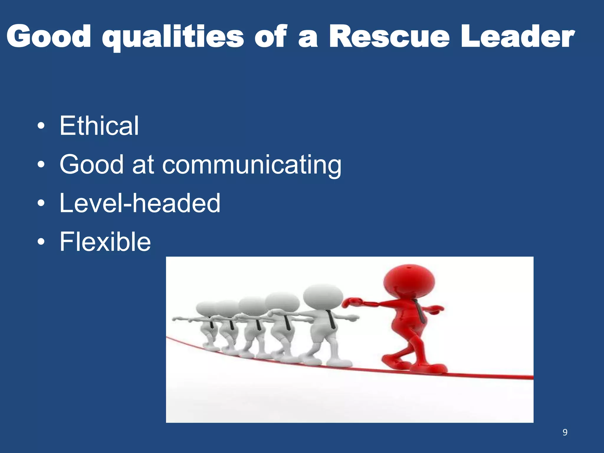LEADERSHIP QUALITIES OF A RESCUER | PPTX