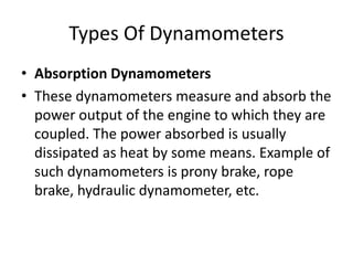 Testing and performance of IC engine | PPTX