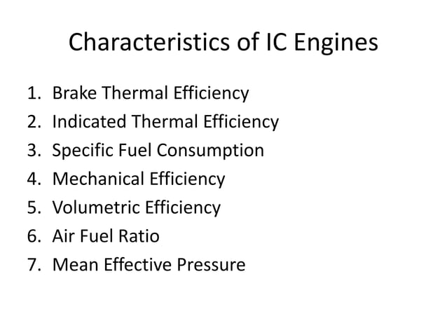 Testing and performance of IC engine | PPTX