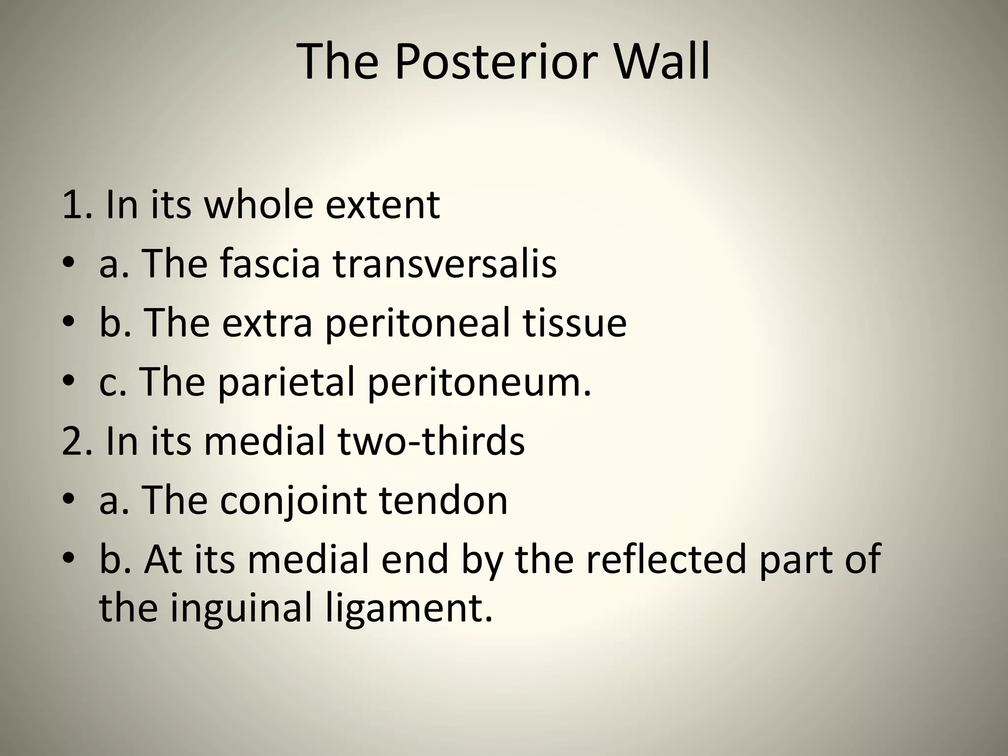 inguinal hernia anatomy | PPTX