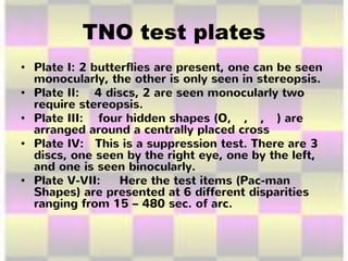 stereopsis history ,uses and charts | PPTX