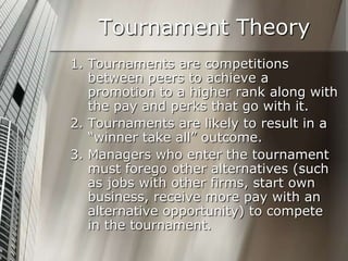Tournament and Victor Vroom's Model | PPTX
