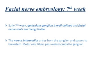 facial nerve:neuroanatomy | PPTX