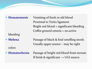Hematochezia Vs Melena