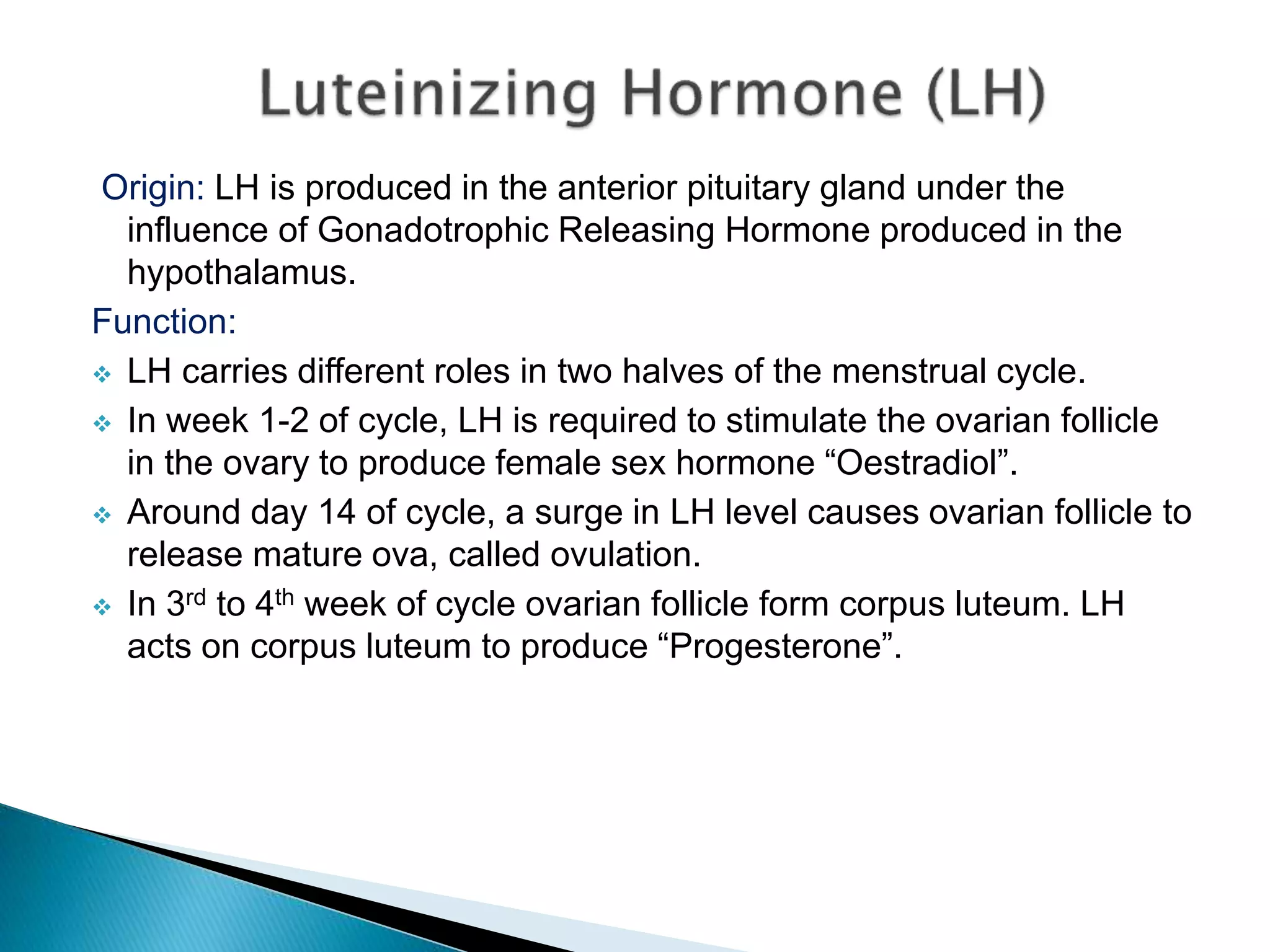 Female Sex Hormones Ppt