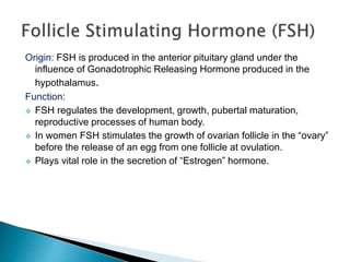 Female Sex hormones | PPTX
