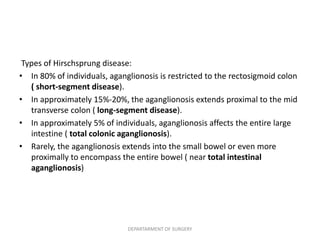 HIRSCHSPRUNG DISEASE... | PPTX