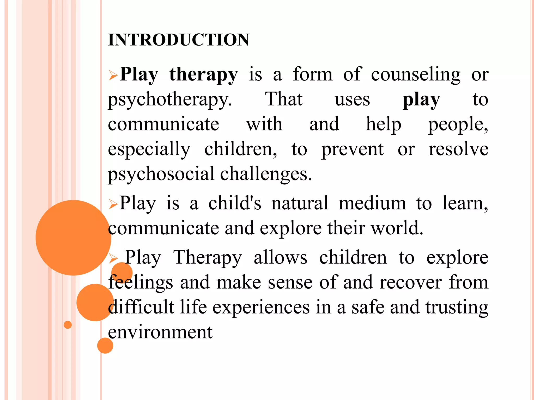play therapy | PPTX