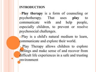 play therapy | PPTX
