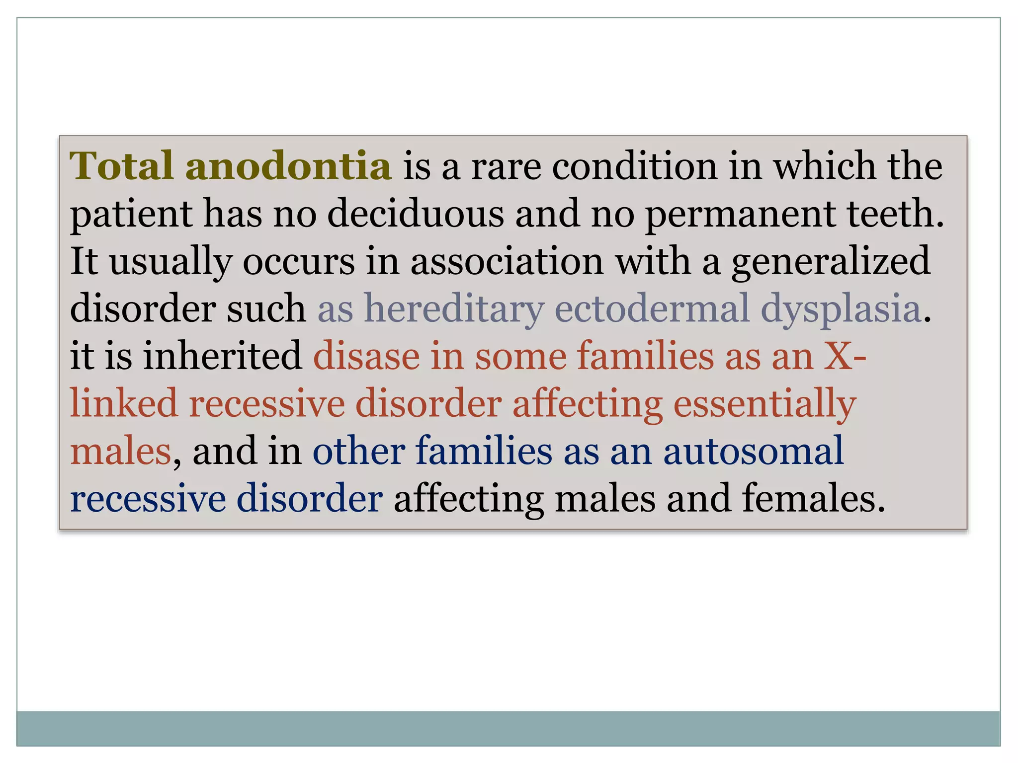 Dental anomalies | PPTX
