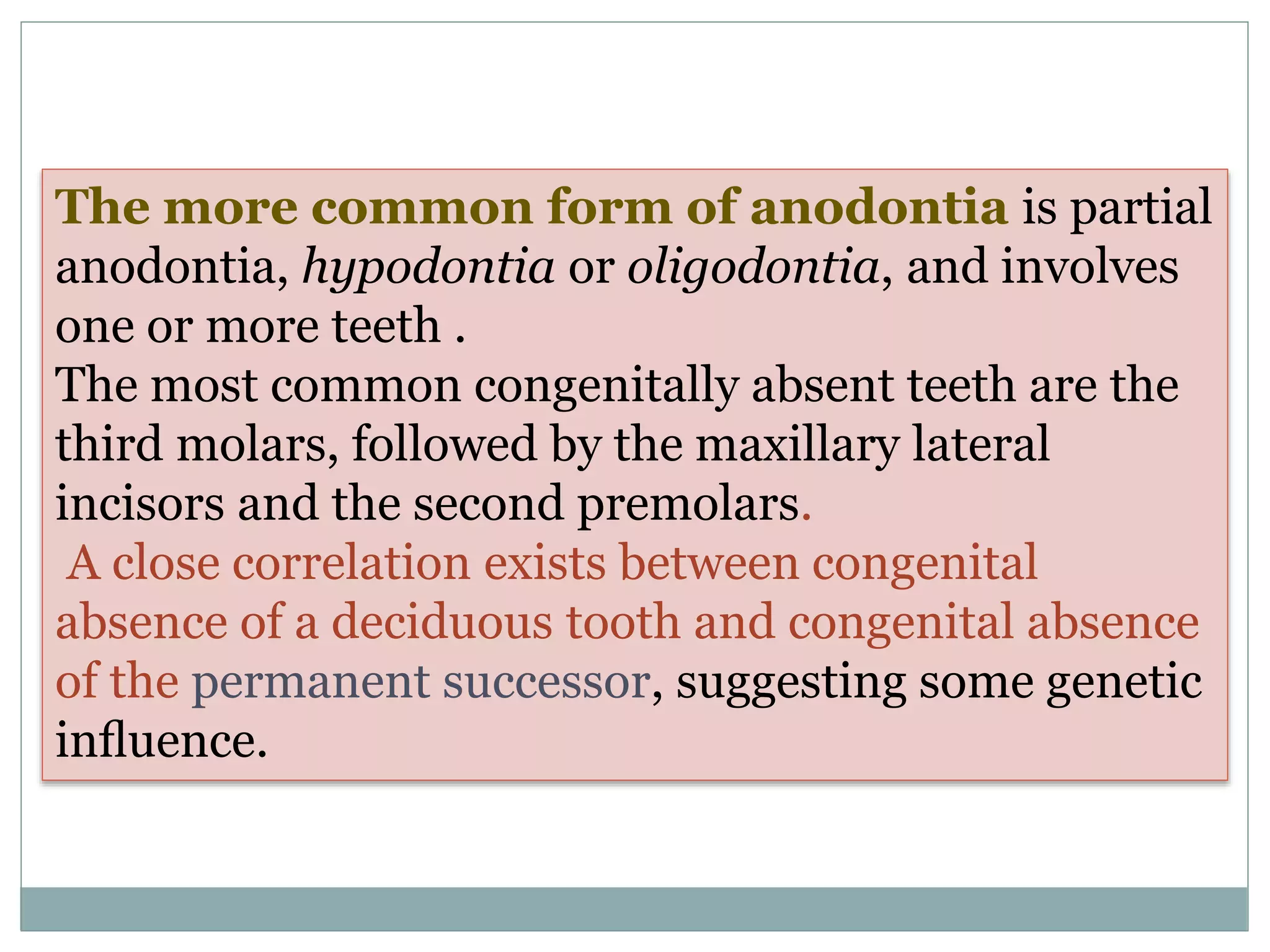 Dental anomalies | PPTX